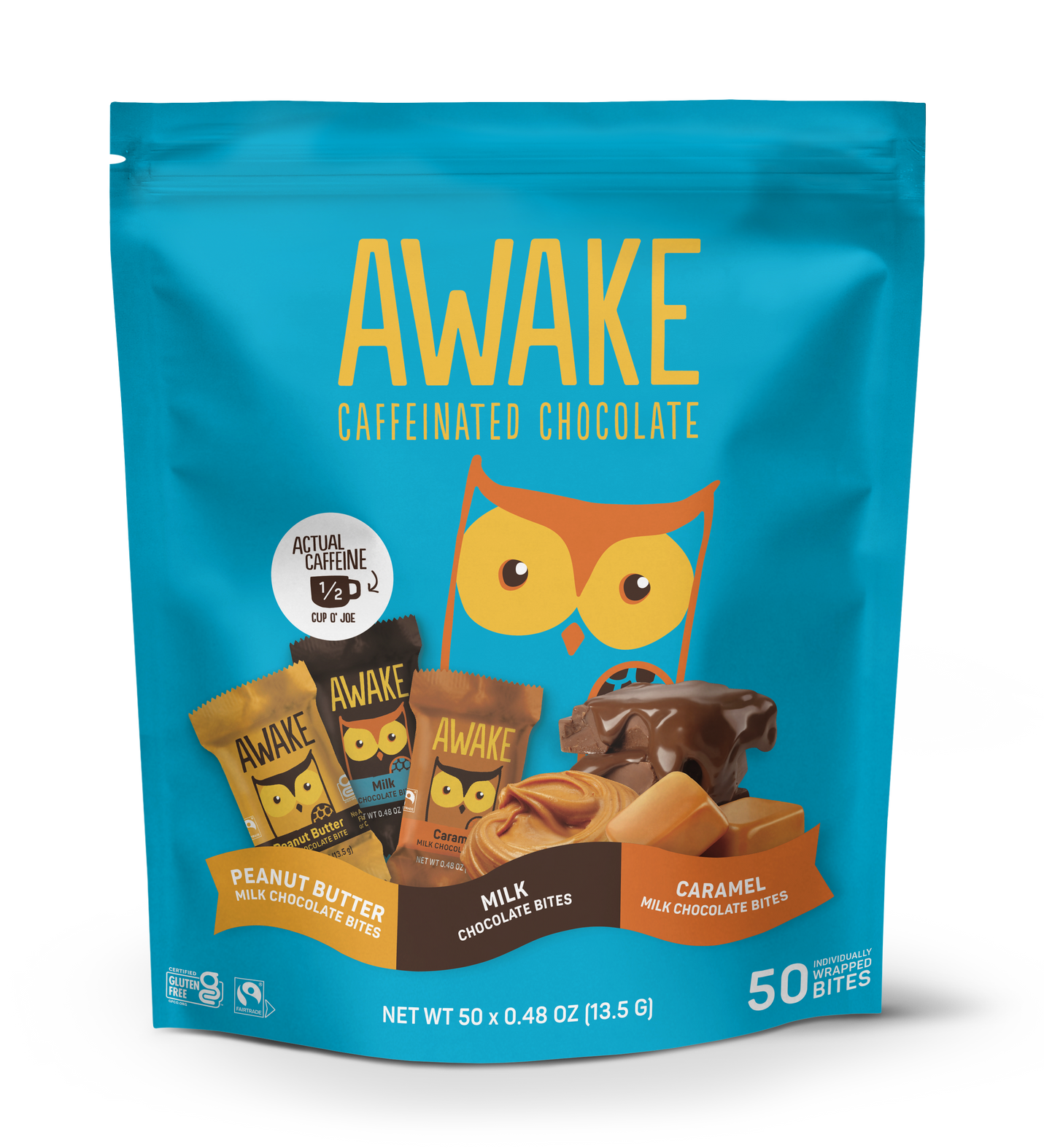 Awake Chocolate Bites | Caffeinated Chocolate Bars | Coffee Replacement ...
